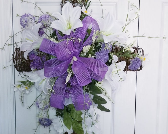 Easter Wreath Farmhouse Decor Spring Wreath - Etsy