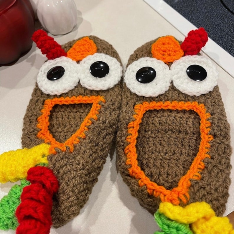 Turkey Slippers for Women Thanksgiving Slippers - Etsy