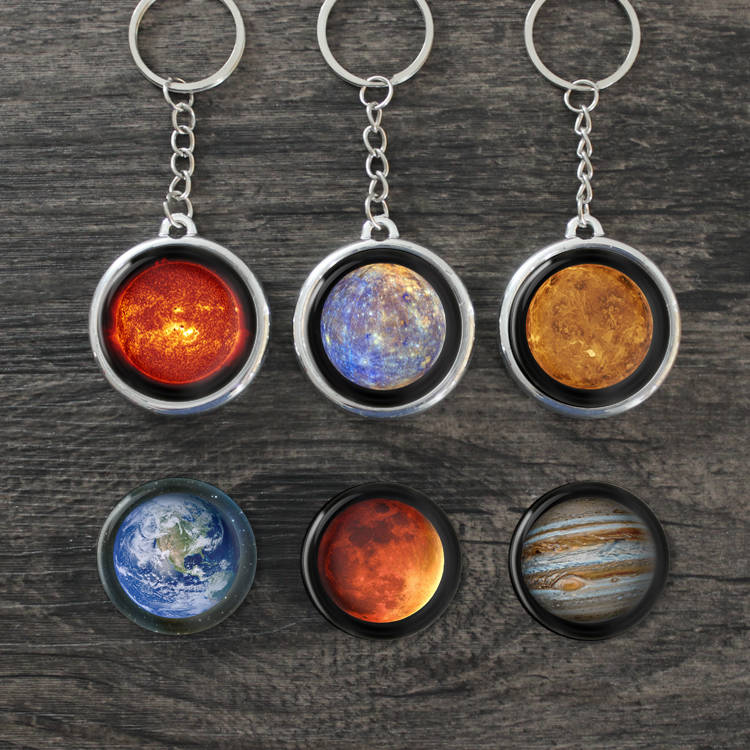 Mercury Planet Keychain - Etsy