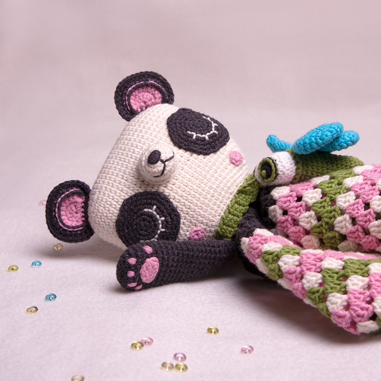 SET PATTERN Panda Lovey & Panda Ragdoll Crochet Amigurumi - Etsy