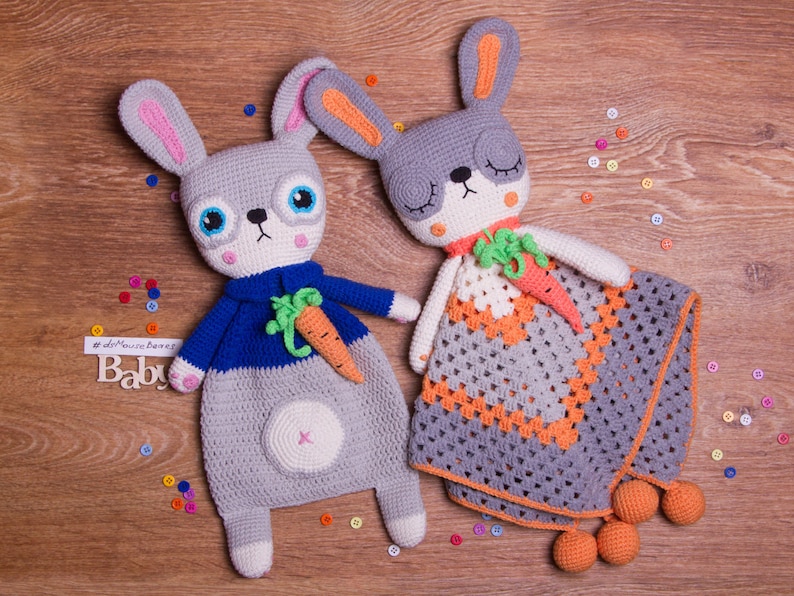 SET PATTERN Bunny Ragdoll & Bunny Lovey Crochet Pattern - Etsy Norway