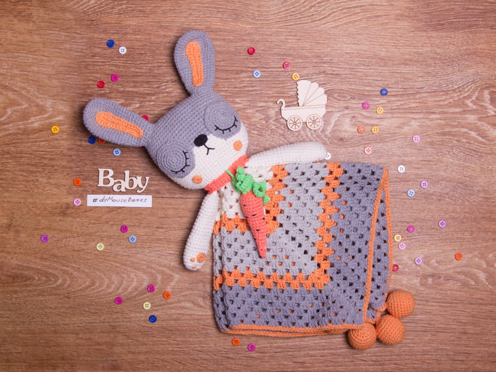 PATTERN Bunny Lovey Crochet Pattern Amigurumi Pattern - Etsy