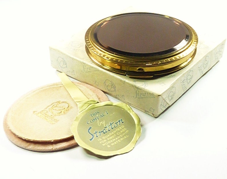 Rare Stratton Powder Compact Antique Compact 1950s Novelty Compact ...