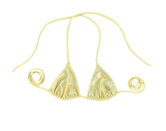 Reversible Aphrodite Cheeky Bikini Bottom in Rose Gold and - Etsy