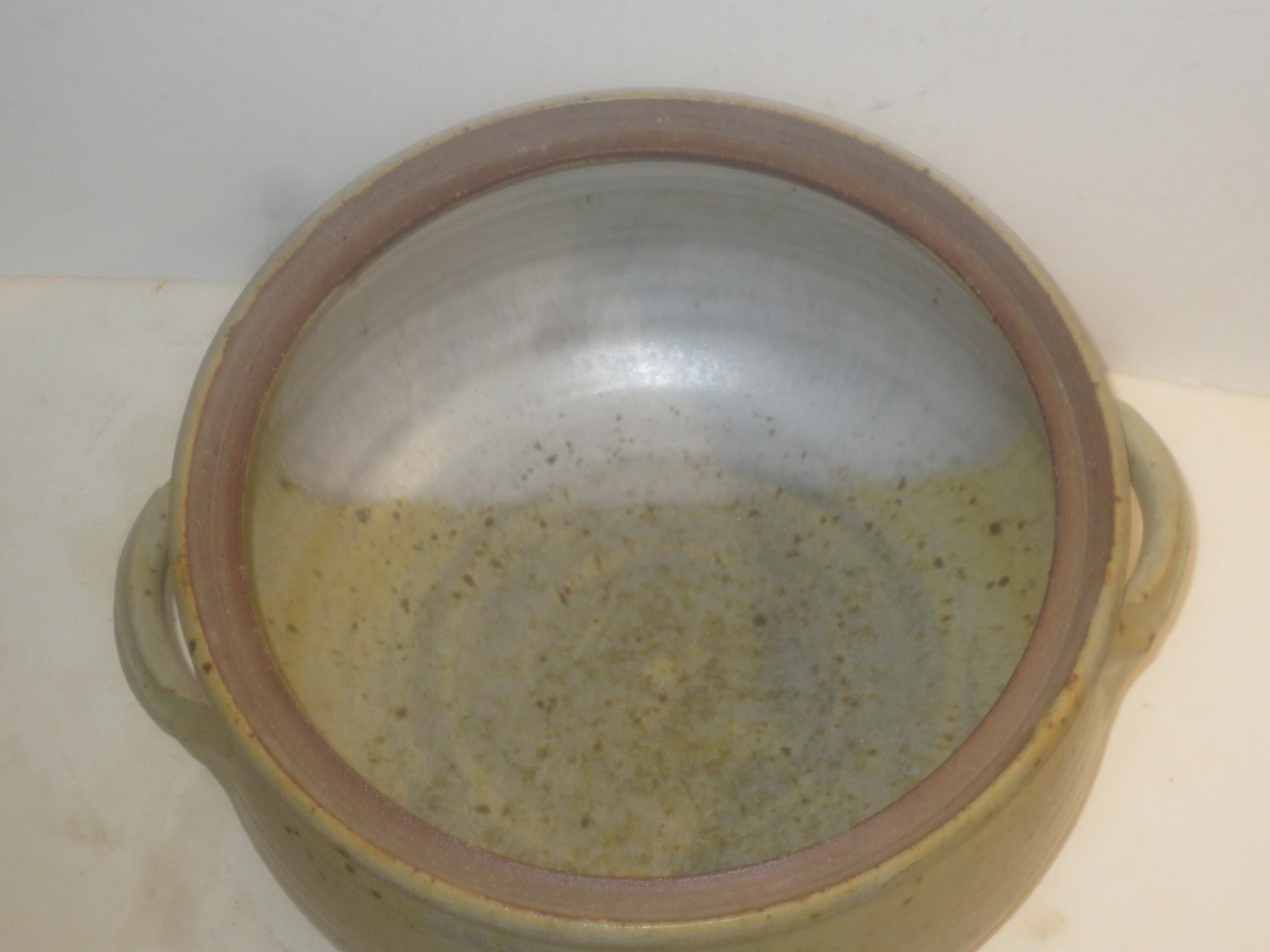 Peter Leach Large Vintage Studio Stoneware Pottery Bowl With Lid ...