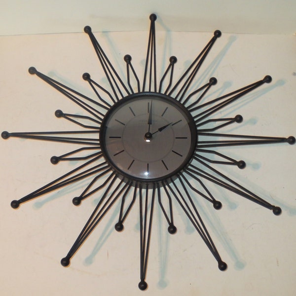 Atomic Starburst Clock - Etsy