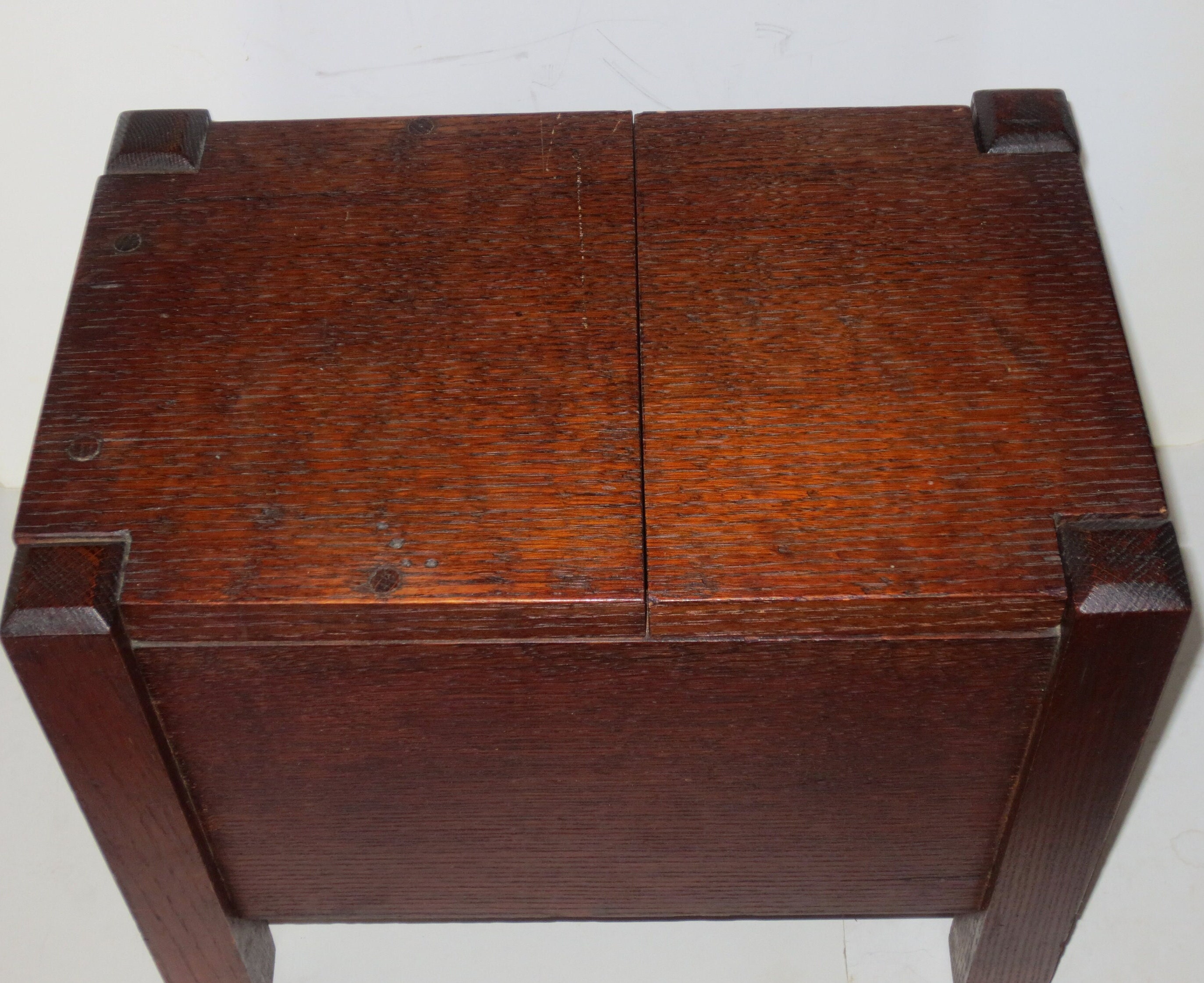 Antique Mission Oak, Stickley Era Wooden Storage Box With Lid - Etsy