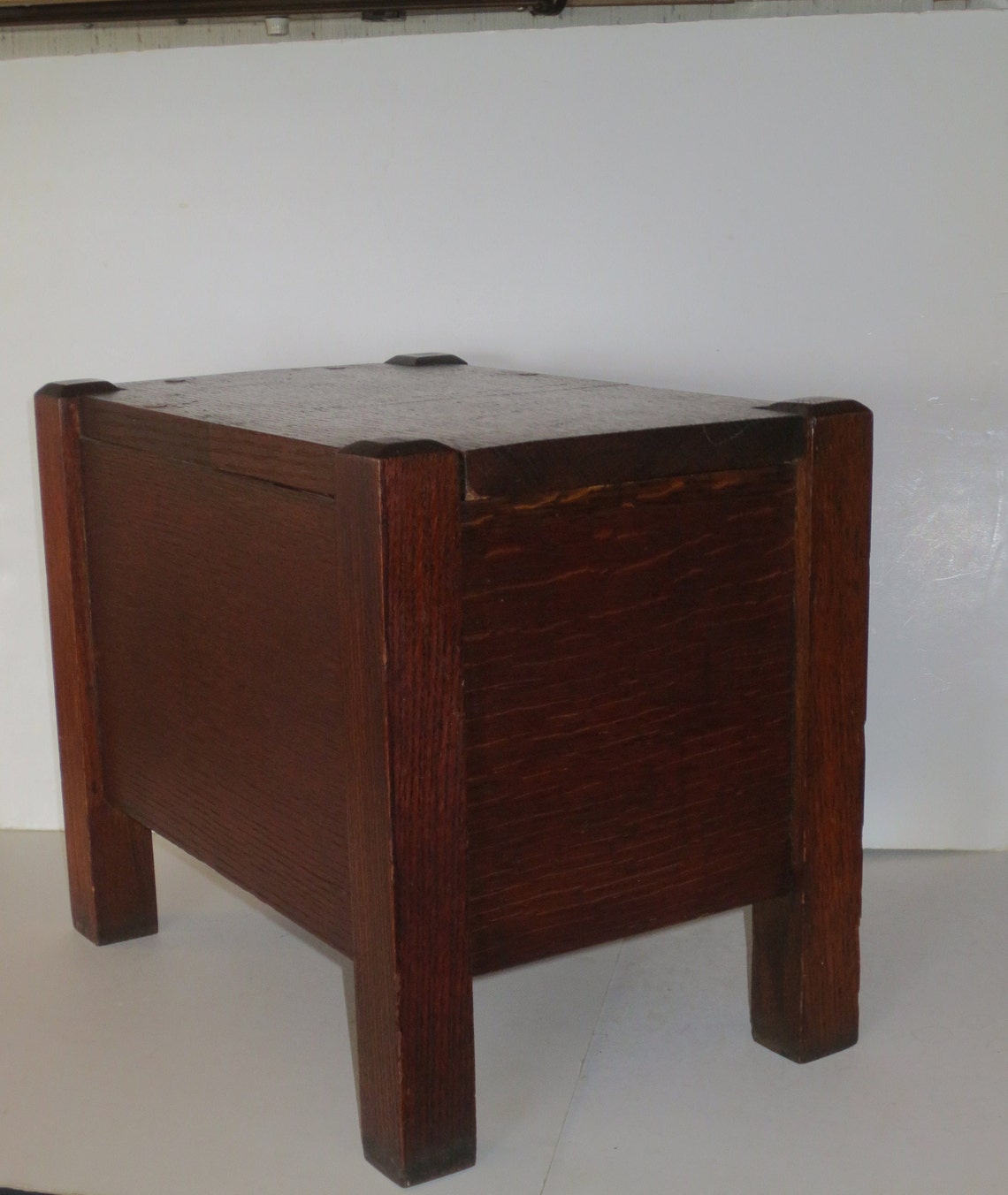 Antique Mission Oak, Stickley Era Wooden Storage Box With Lid - Etsy