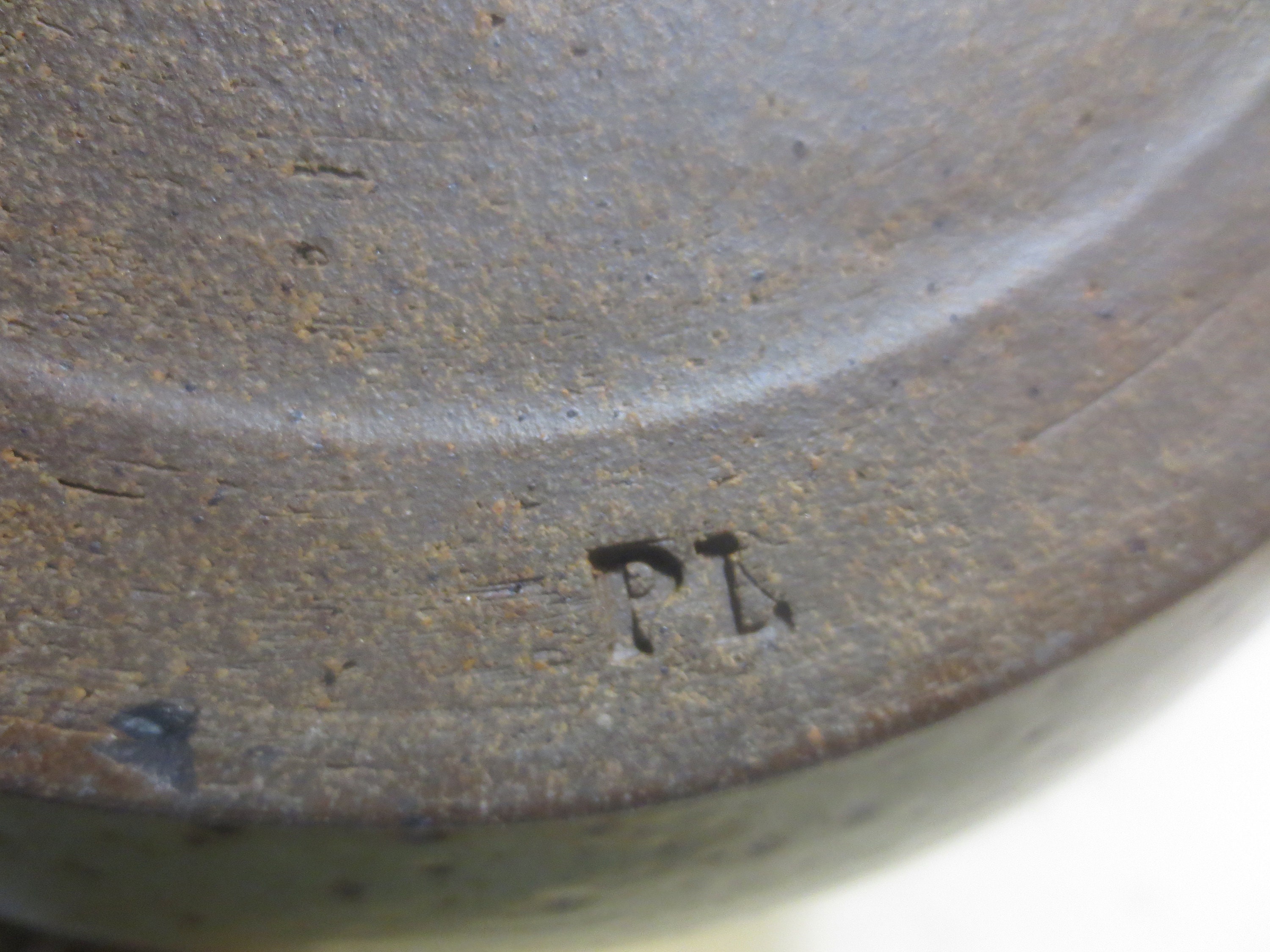 Peter Leach Large Vintage Studio Stoneware Pottery Bowl With | Etsy