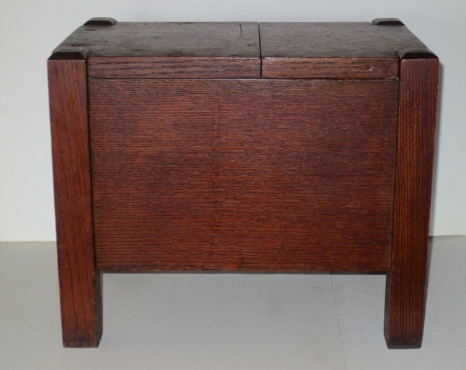 Antique Mission Oak, Stickley Era Wooden Storage Box With Lid - Etsy