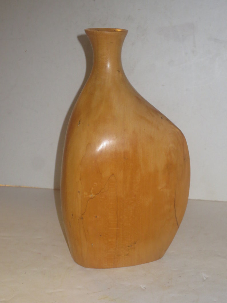Doug Ayers Mid-century Modern Retro 70's Asymmetrical Turned Wooden ...