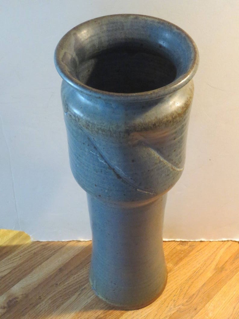 Peter Leach Large Studio Pottery Vase With Incised Designs - Etsy