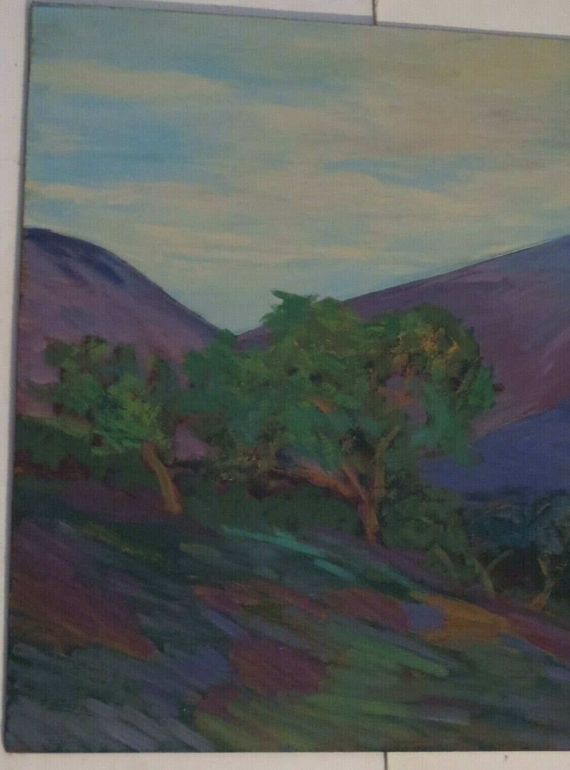Juan Guzman (maldonado) Original Landscape Painting "ojai" California ...