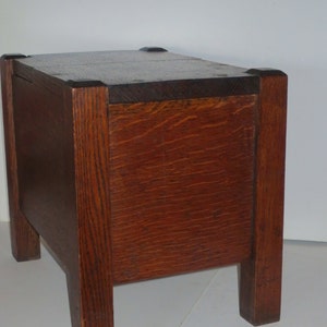 Antique Mission Oak, Stickley Era Wooden Storage Box With Lid - Etsy