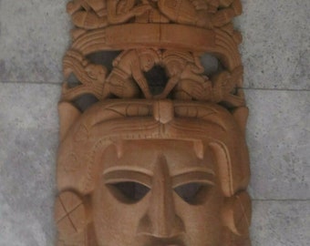 Wooden Aztec Mask - Etsy