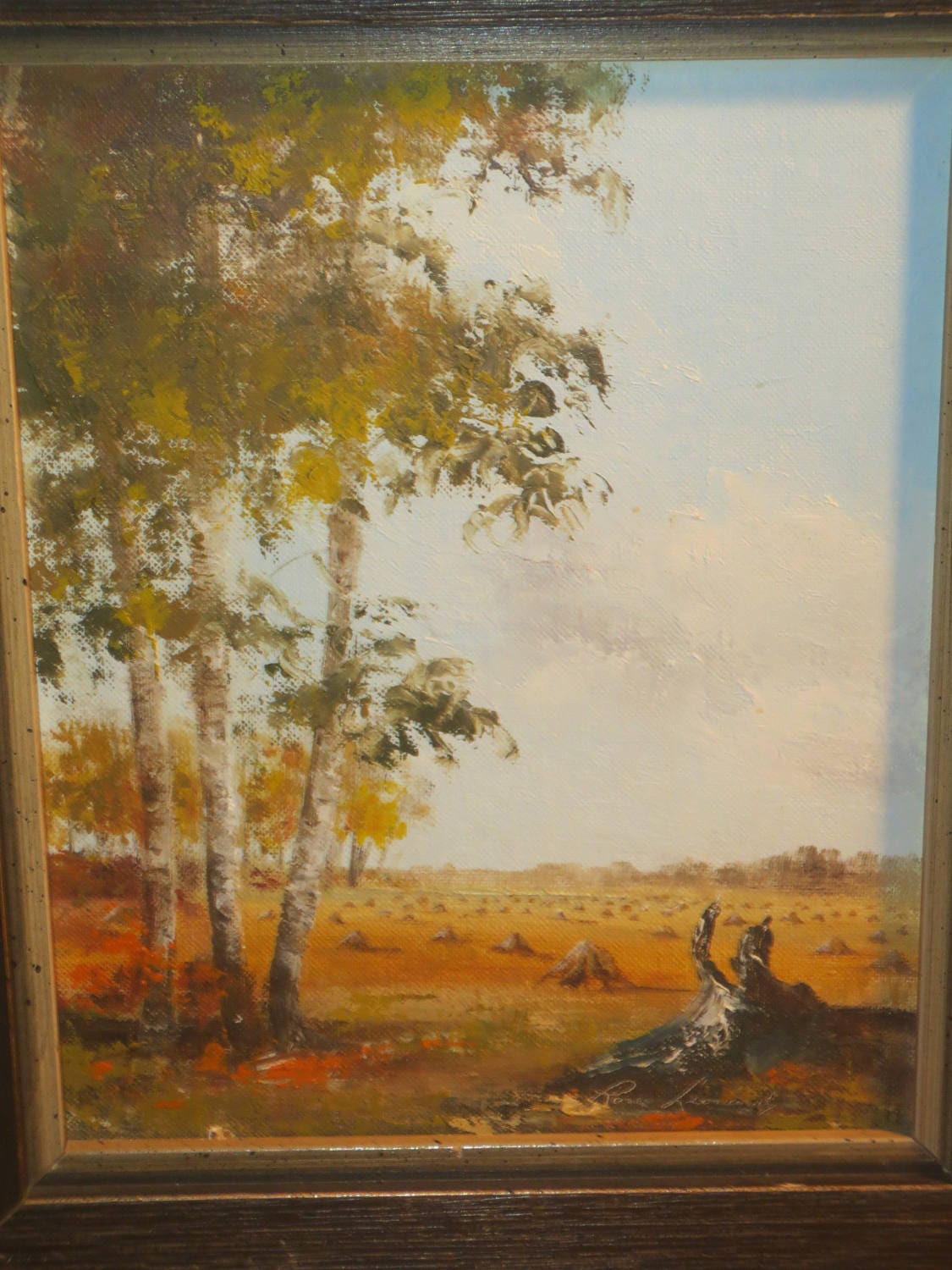 Rose Leonard Oil On Board Landscape Painting, Listed Canadian Artist ...