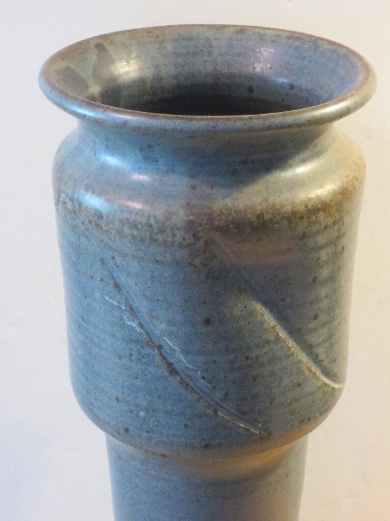 Peter Leach Large Studio Pottery Vase With Incised Designs - Etsy