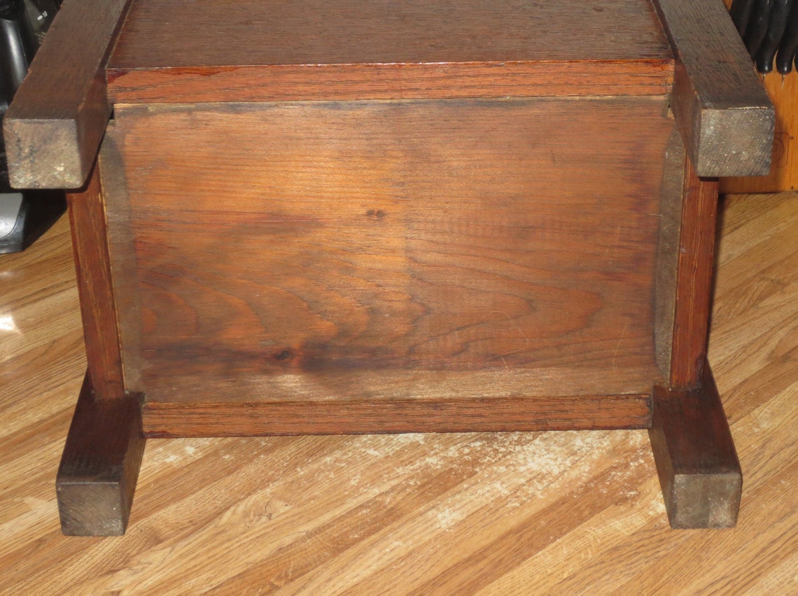 Antique Mission Oak, Stickley Era Wooden Storage Box With Lid - Etsy
