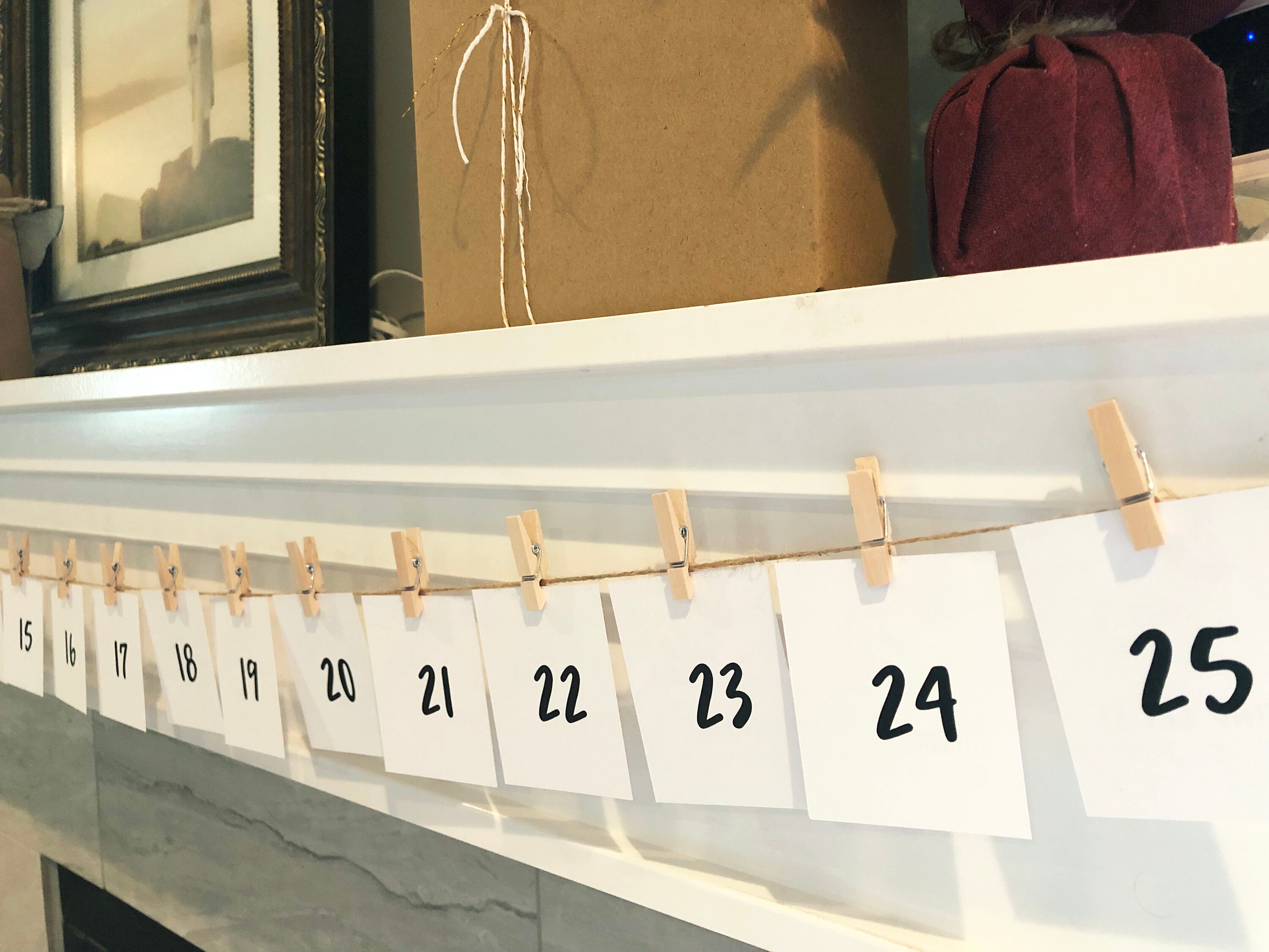 25 Names of Christ Advent Calendar Pennant Banner DIGITAL DOWNLOAD ...