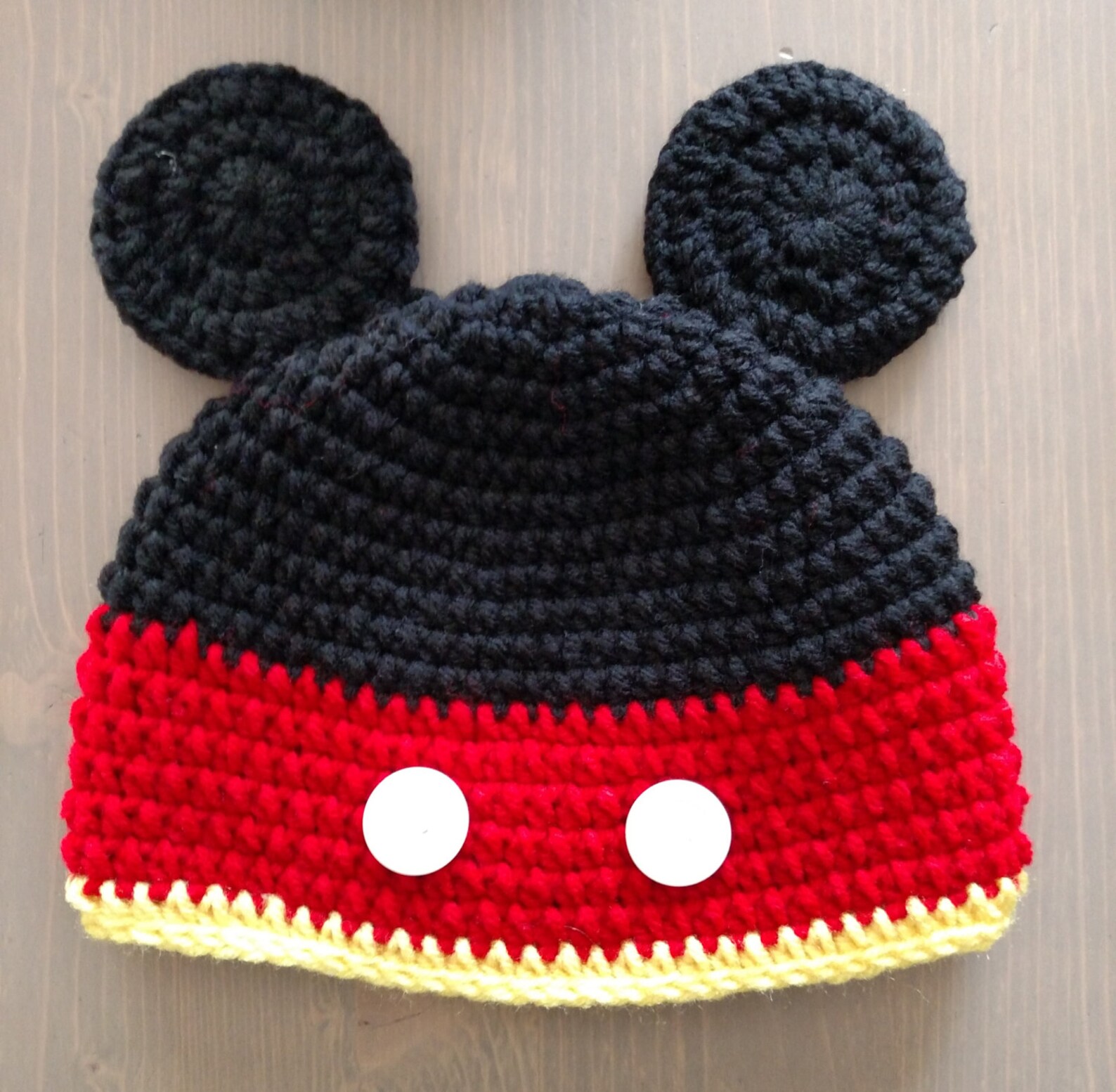 Mickey Mouse Hat Handmade to Order With CUSTOM | Etsy