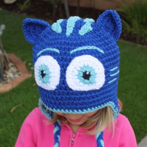 PJ Masks Crochet Hats - Handmade to Order - Newborn to Adult - Etsy