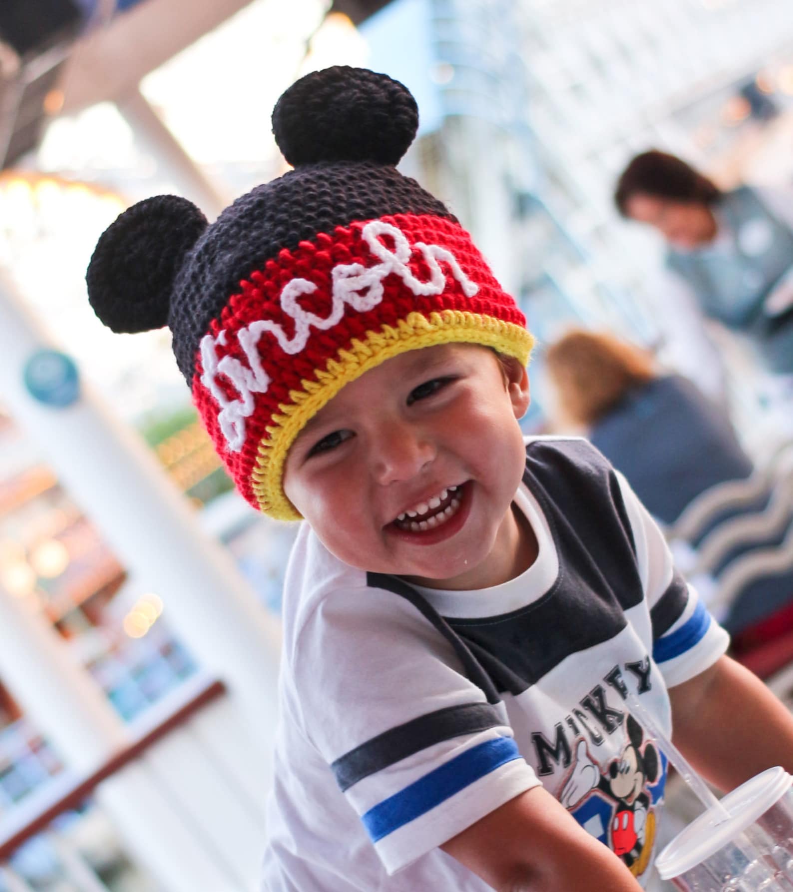 Mickey Mouse Hat Handmade to Order With CUSTOM | Etsy