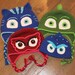 PJ Masks Crochet Hats - Handmade to Order - Newborn to Adult - Etsy