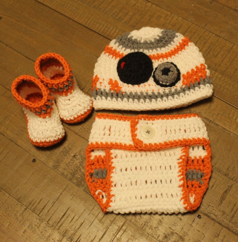 Star Wars Baby - BB8 Droid Gift Set - Hat, Diaper Cover & Booties ...