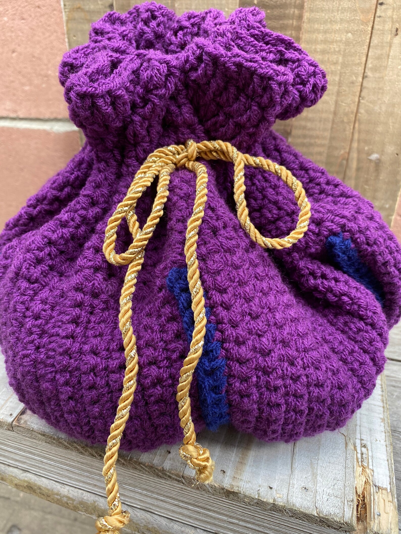 PDF PATTERN Large Dice Bag Crochet Pattern Segmented Bag | Etsy
