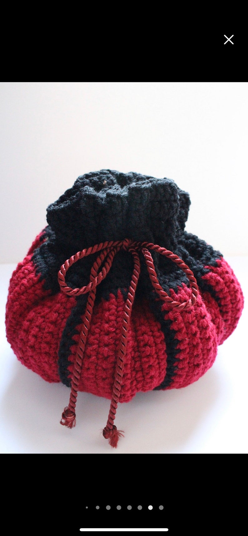 PDF PATTERN Large Dice Bag Crochet Pattern Segmented Bag - Etsy