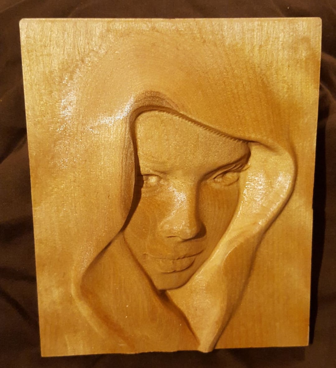 3D CNC Engraved Female- CNC Router Art - American Made - Wood Picture ...