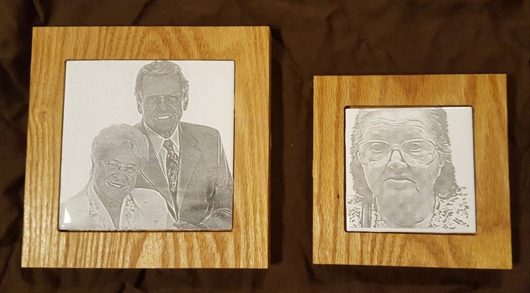 Put Your Photo Here-engraved Tile - Laser Engraved Art - American Made ...