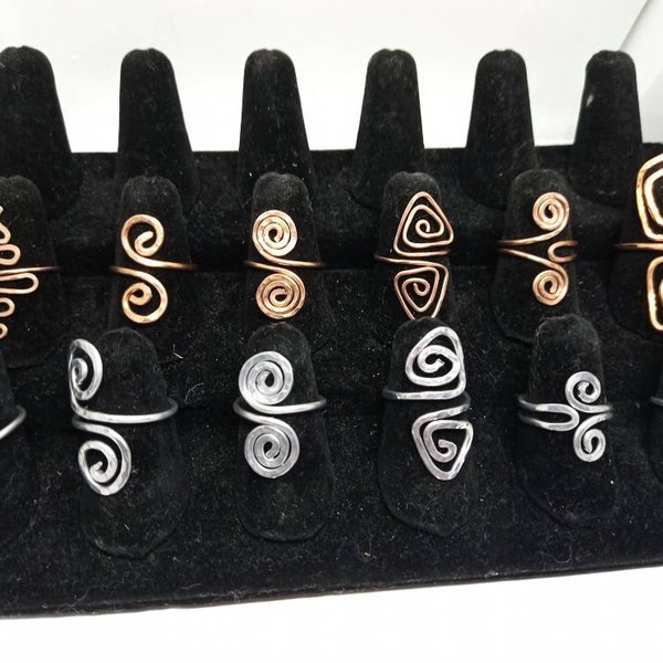 Adjustable Wire Ring - Etsy