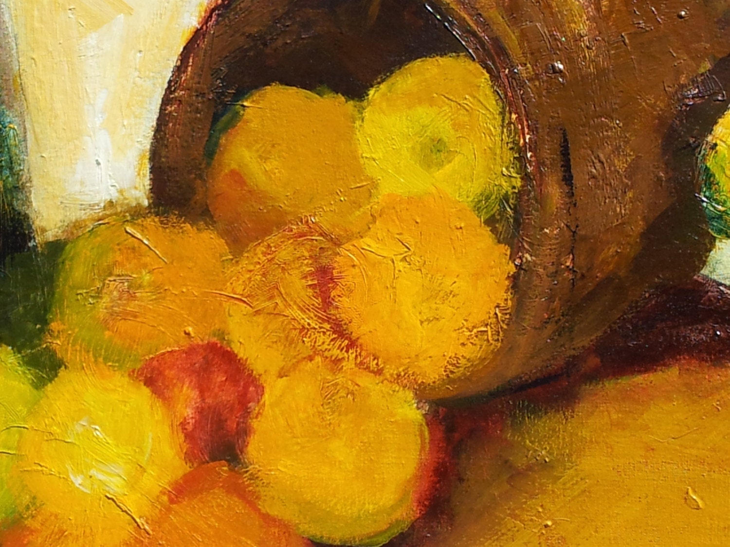 Vintage Still Life Table Top Fruit Titled ripe Oil on Board - Etsy