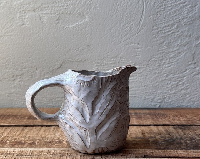 Brown Floral Pitcher 36 - Etsy