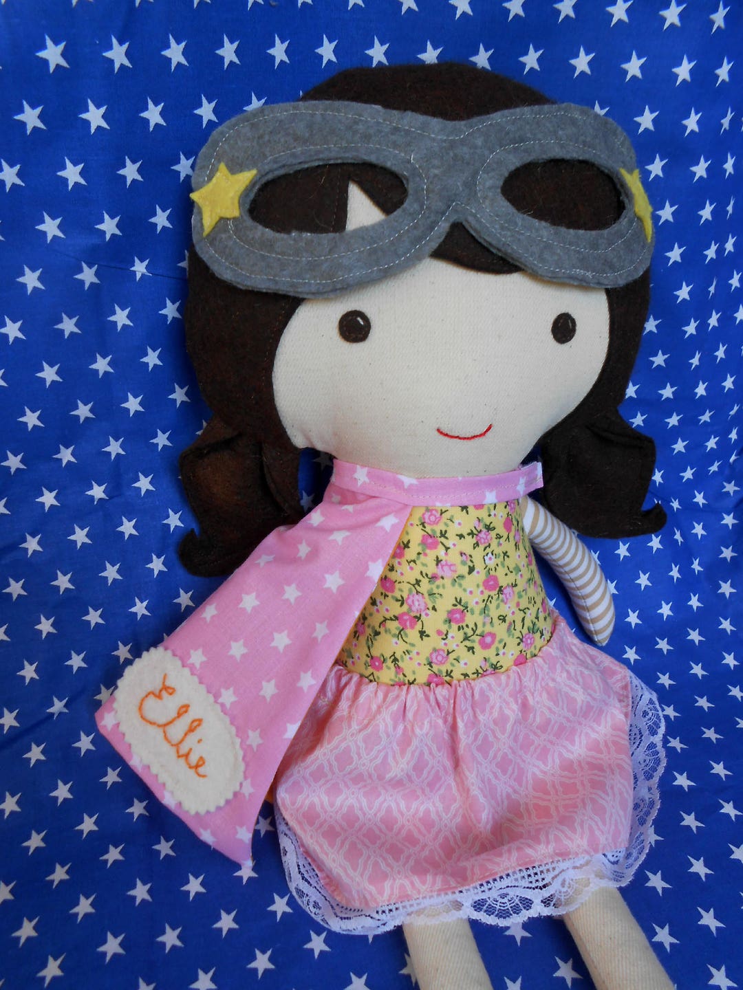 Superhero Girl Rag Doll With Supergirl Costume, Birthday Gift for Kids ...