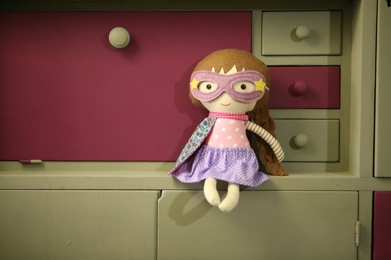 AFRICAN AMERICAN black superhero girl doll black lives matter | Etsy