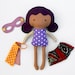 AFRICAN AMERICAN Black Superhero Girl Doll Black Lives Matter - Etsy