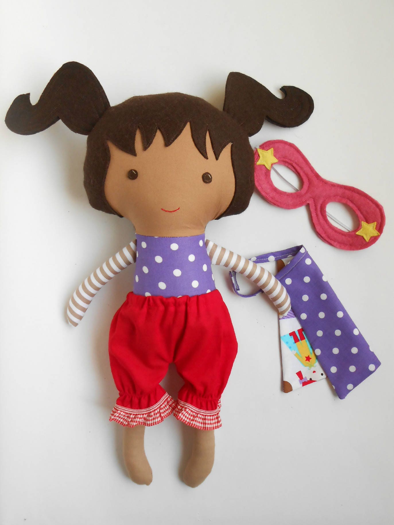 Supergirl ragdoll female warrior birthday gift for mixed | Etsy