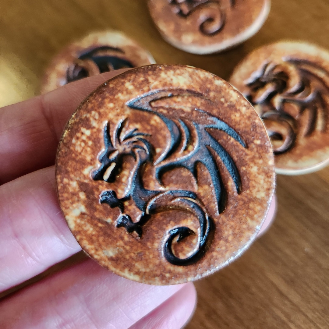 4 Pc Ceramic Dragon Magnets Set of 4 Dragon Magnets Dragon - Etsy