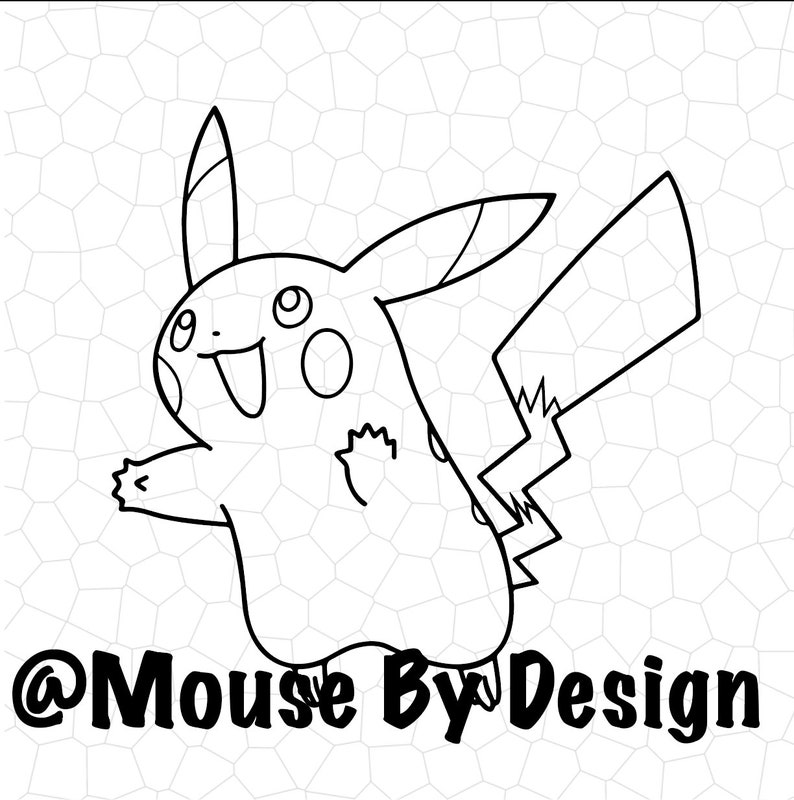 Pikachu SVG - Etsy