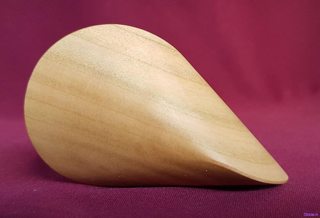 Oloid in Cherry Wood Size Medium - Etsy