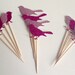 Bird Party Cupcake Toppers, Birthday, Wedding Party or Baby Shower - Etsy