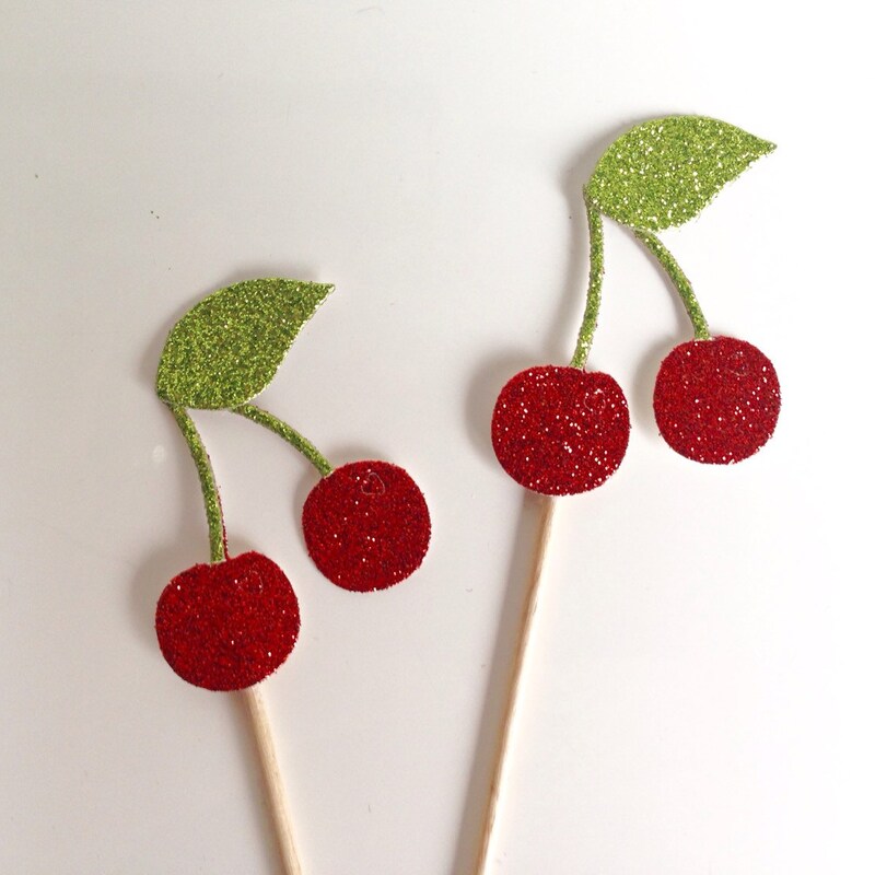 Cherry Red Toppers - Etsy