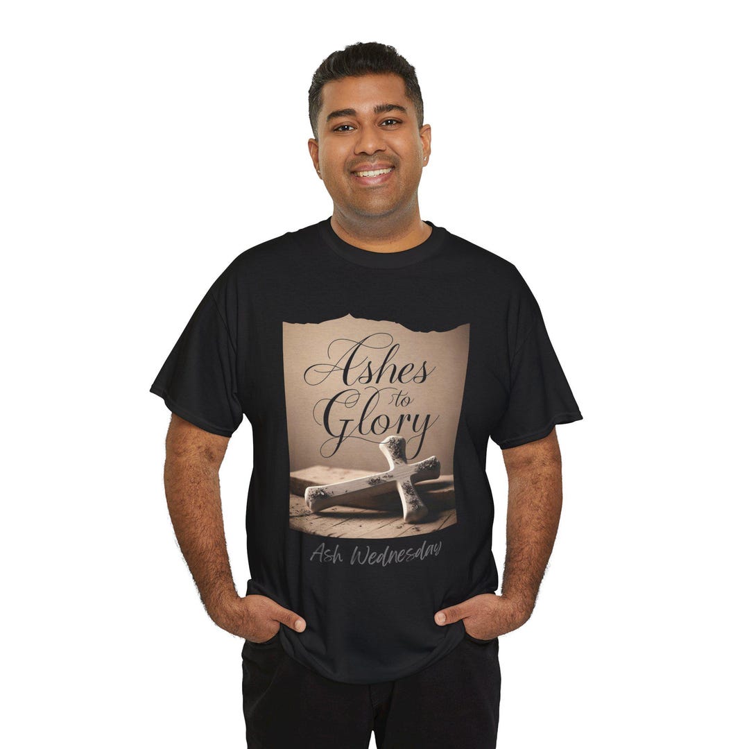 Ash Wednesday Christian Lent T-shirt, Ash Wednesday, Christian Apparel ...