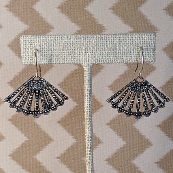 Fan Earrings - Etsy