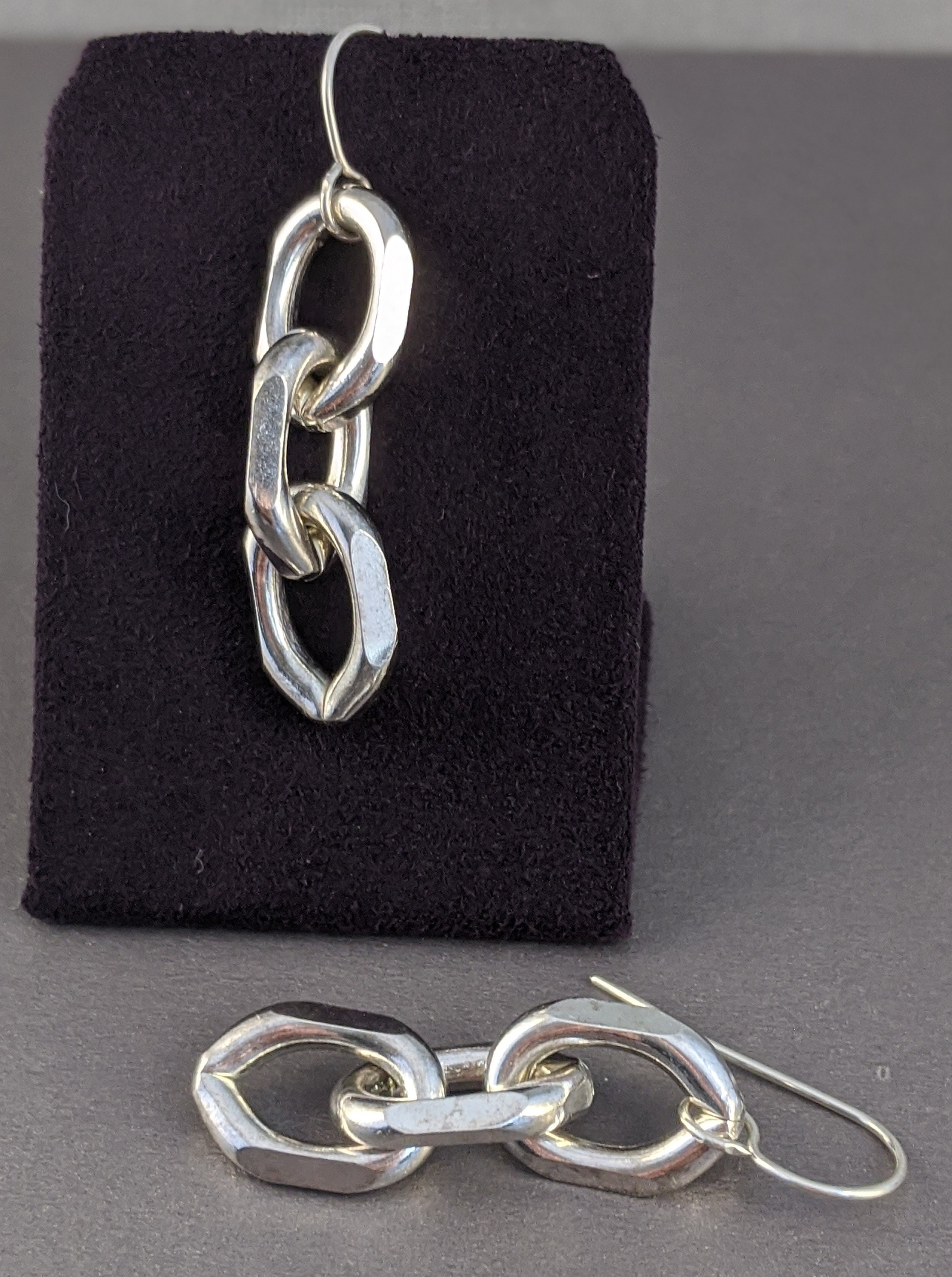 Chunky Chain Link Earrings Thick Chain Link Earrings - Etsy