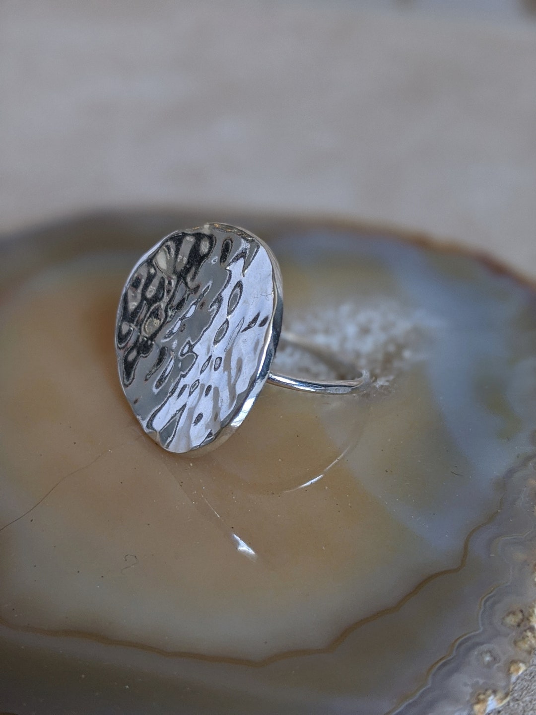 Silver Doubloon Ring - Etsy