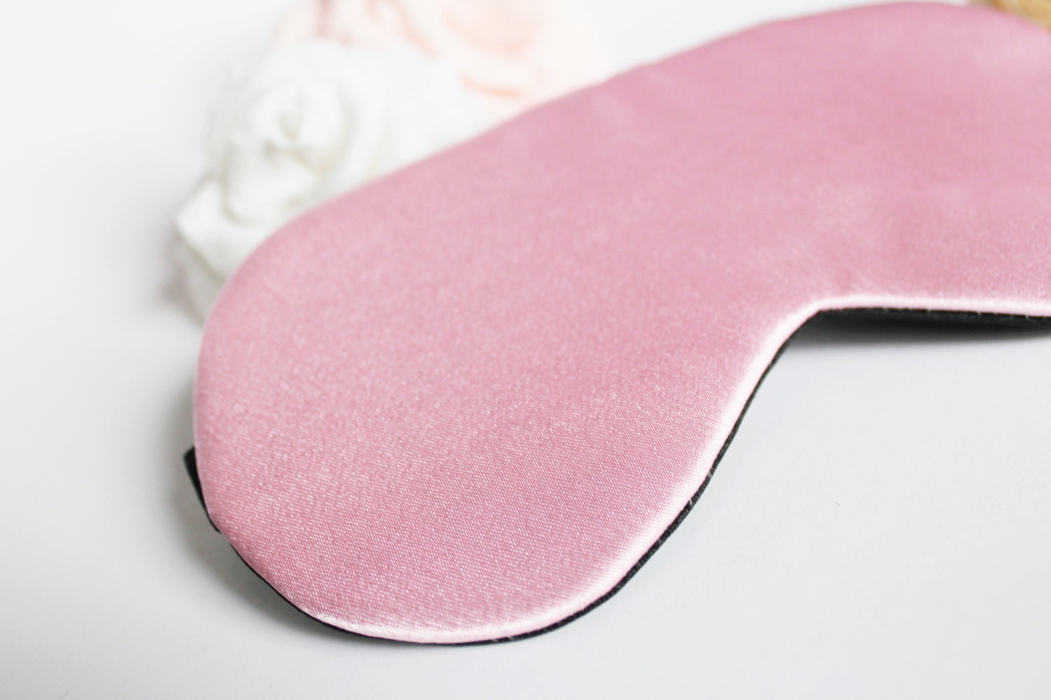 Pink Satin Eye Sleep Mask Soft Night Sleep Eye Pillow PJ - Etsy
