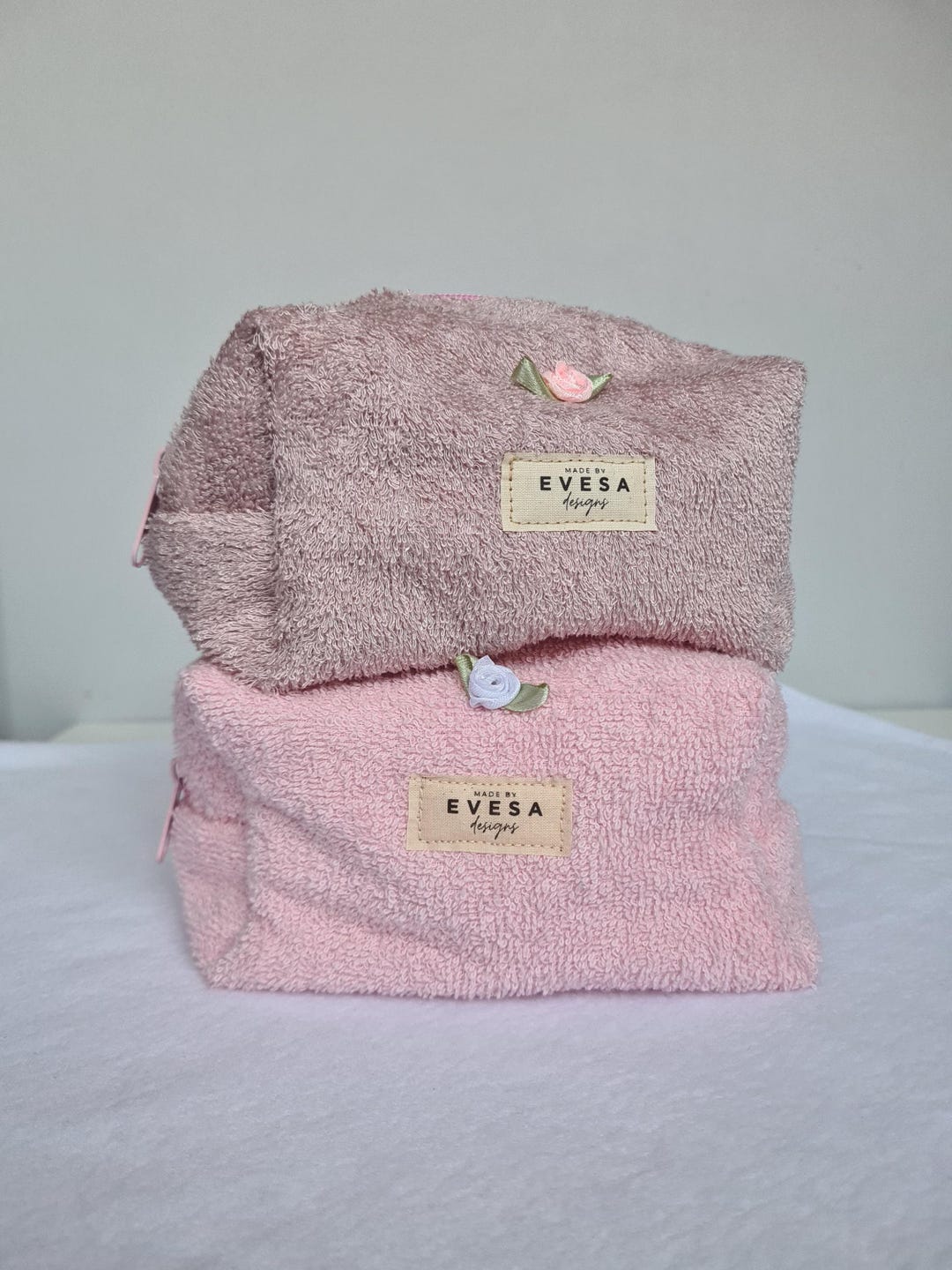 Towel Makeup & Carry All Bag, Cute Pink Brown Fall Cottagecore ...